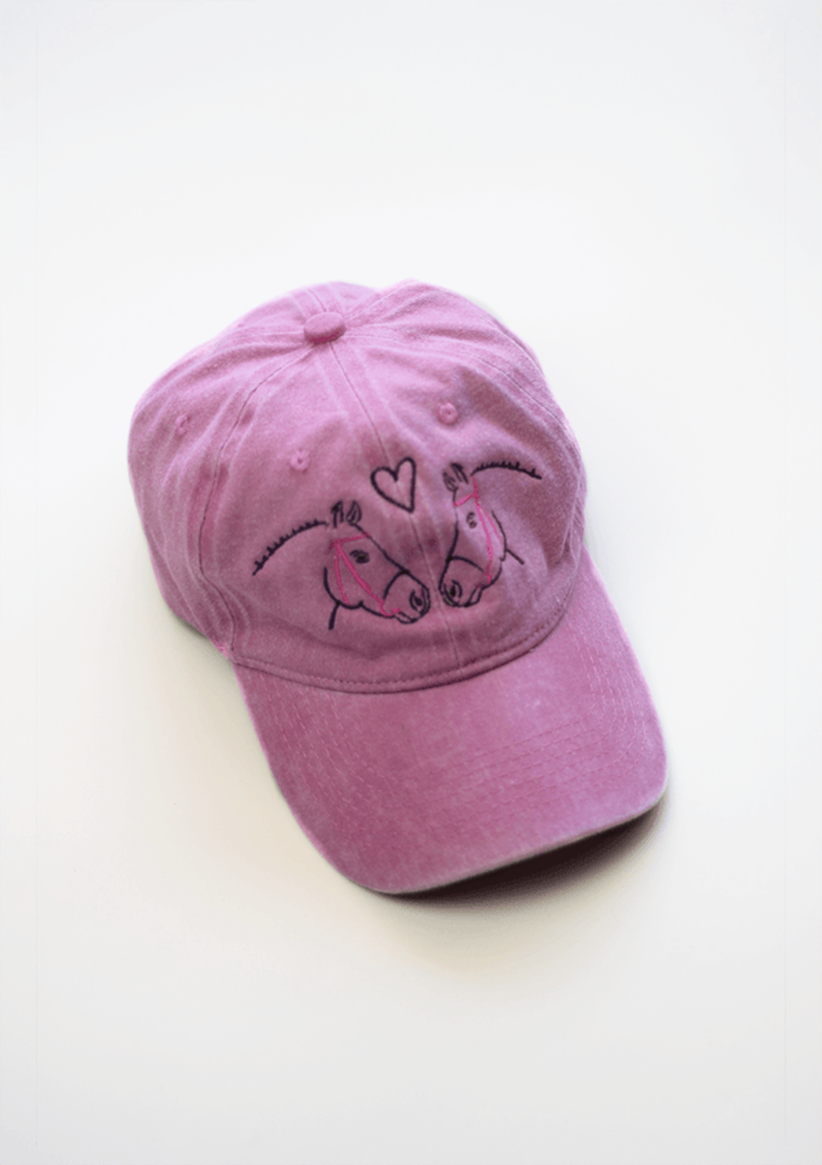 Girls Hiding Face Wearing Cap